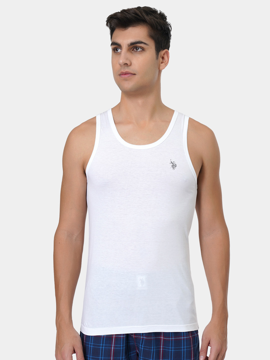 Buy U.S. Polo Assn. Men Comfort Fit Innerwear Vests - Innerwear Vests ...