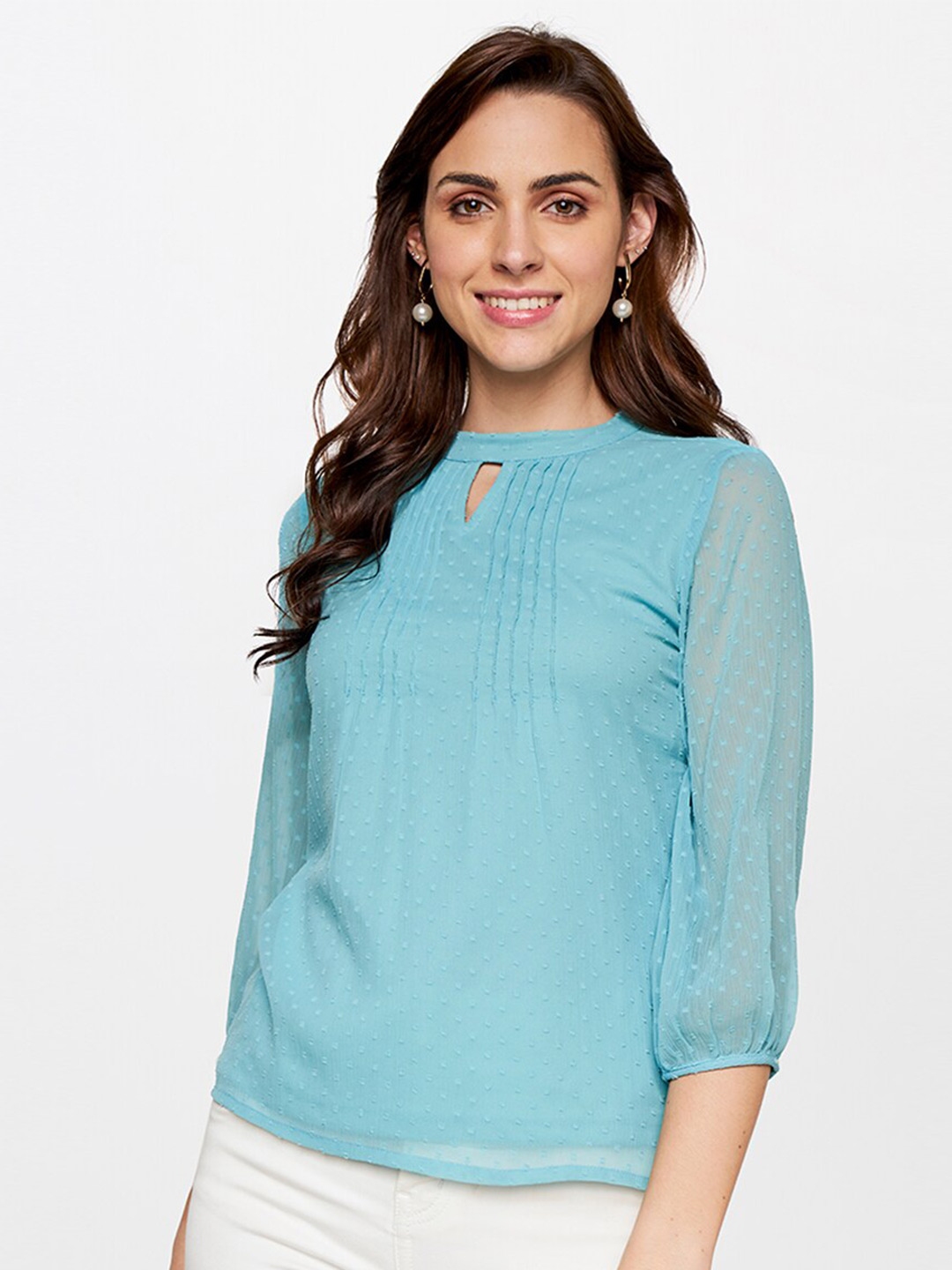 Buy And Keyhole Neck Top Tops For Women 21331344 Myntra