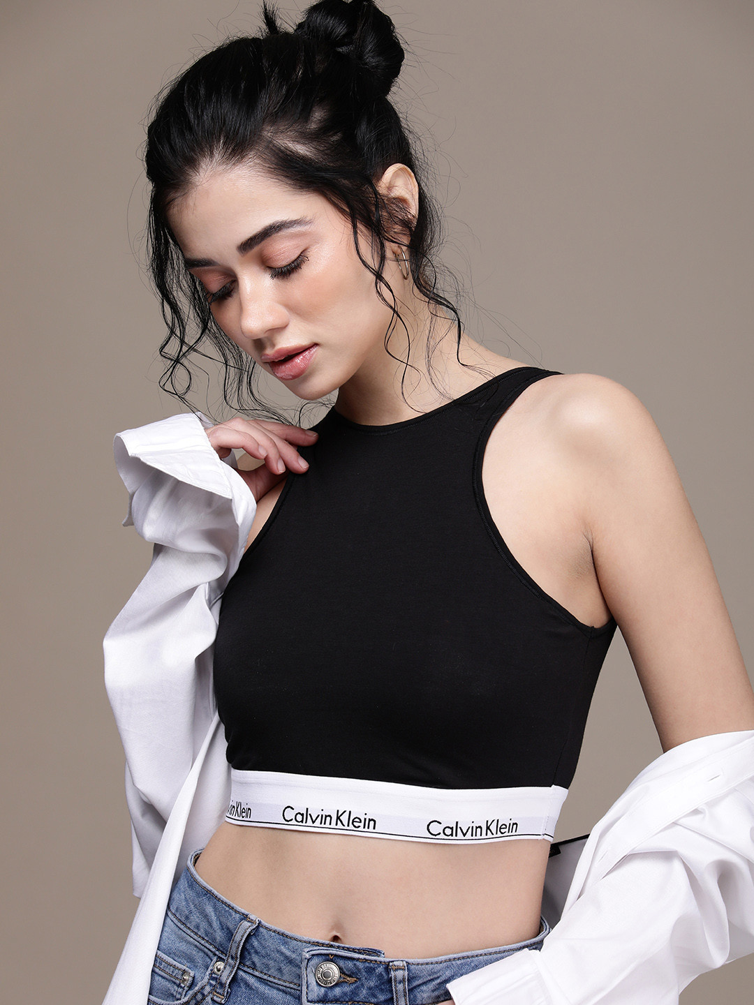 Buy Calvin Klein Underwear Bra Lightly Padded QF7214ADUB1 - Bra for ...