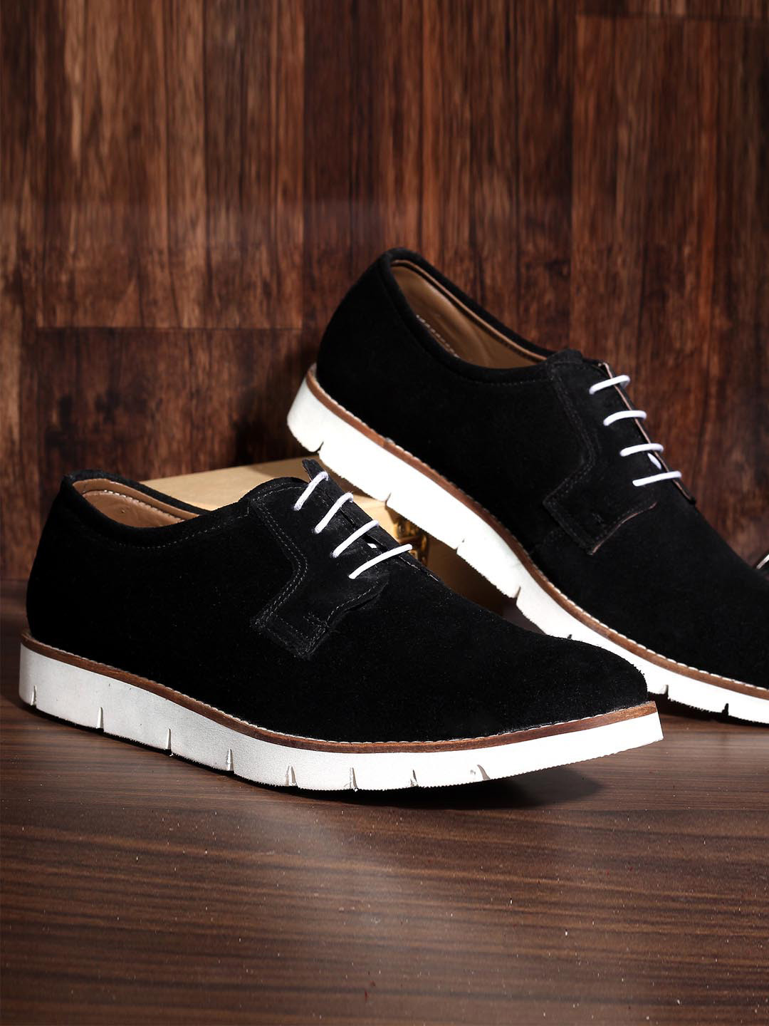 Buy LOUIS STITCH Men Perforations Suede Sneakers - Casual Shoes for Men ...