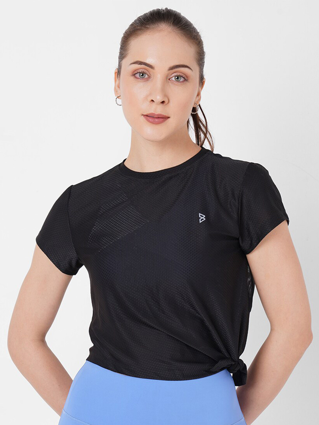 Buy BODD ACTIVE Semi Sheer Net Top - Tops for Women 21339800 | Myntra