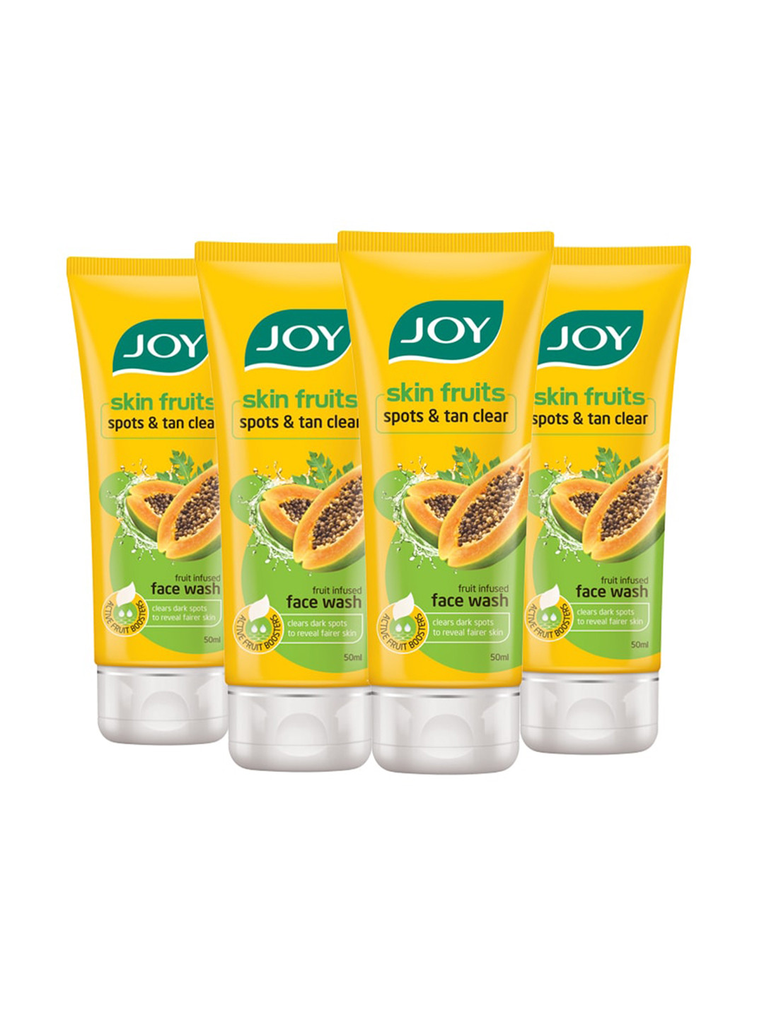 Buy JOY Value Set Of 4 Papaya Spots & Tan Clear Face Wash 50ml Each ...
