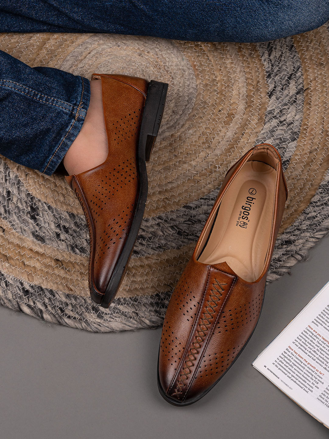 Buy Birgos Men Slip On Formal Shoes - Formal Shoes for Men 21347746 ...