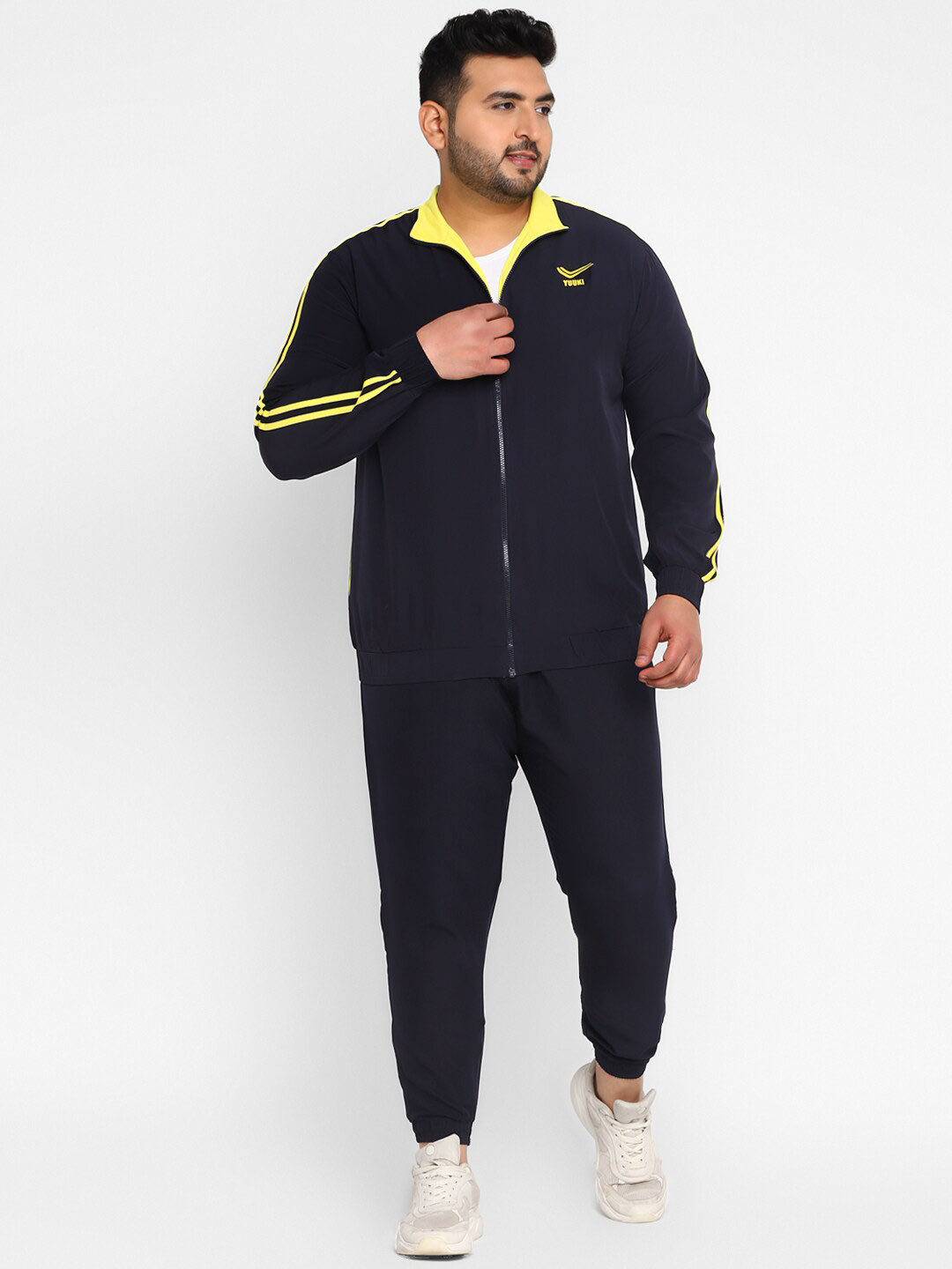 Buy Yuuki Men Plus Size Solid Sports Tracksuits - Tracksuits for Men ...