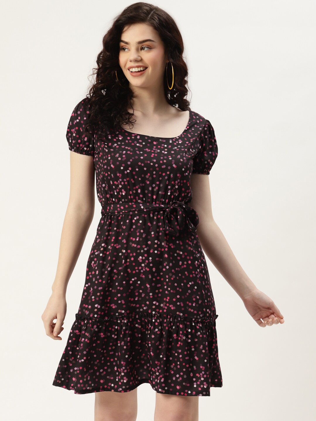 Buy Sleek Italia Floral Printed Crepe Dress - Dresses for Women ...