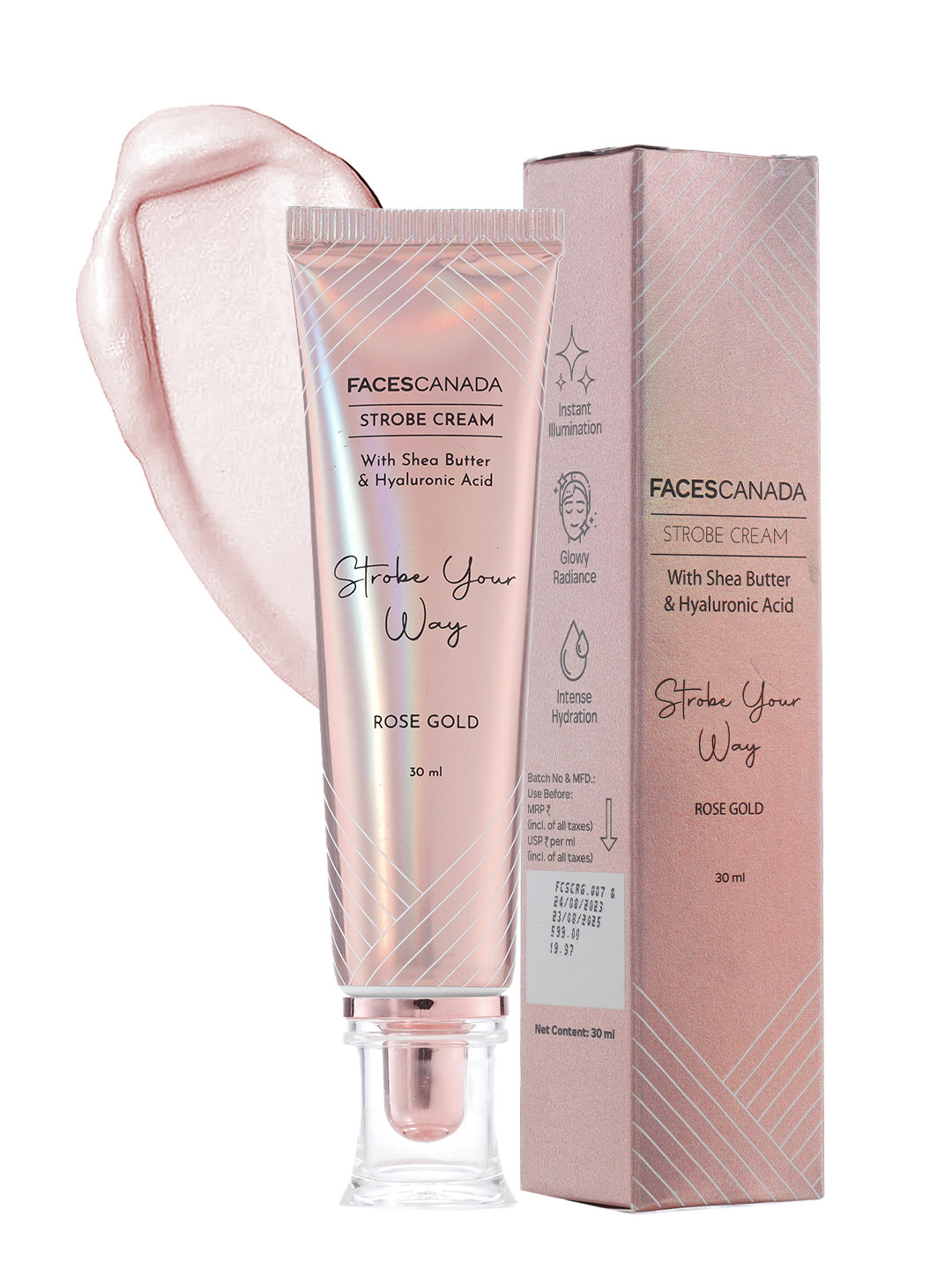 Buy FACES CANADA Strobe Your Way Strobe Cream With Shea Butter & HA 30 ...