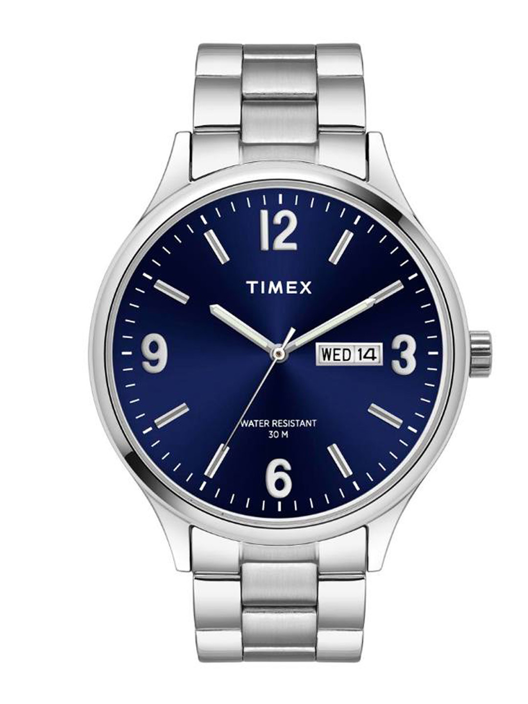 Buy Timex Men Brass Dial & Stainless Steel Bracelet Style Straps ...