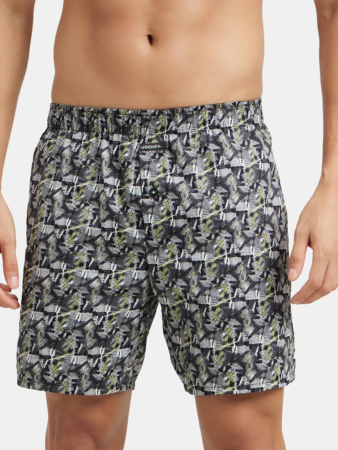 Buy Jockey Combed Cotton Satin Weave Boxer Shorts With Side Pocket NY07 ...