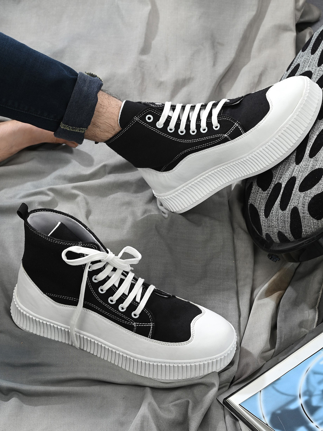 Buy AfroJack Men Colourblocked Sneakers - Casual Shoes for Men 21360368 ...