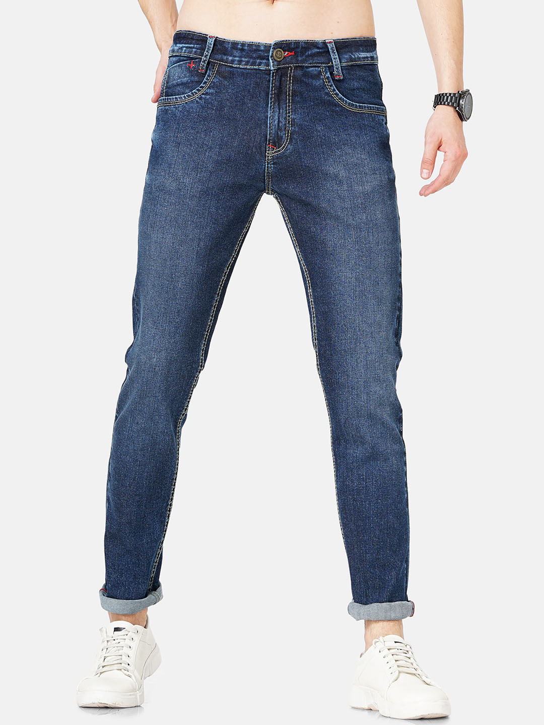 Buy Jean Cafe Men Jean Slim Fit Light Fade Jeans - Jeans for Men ...