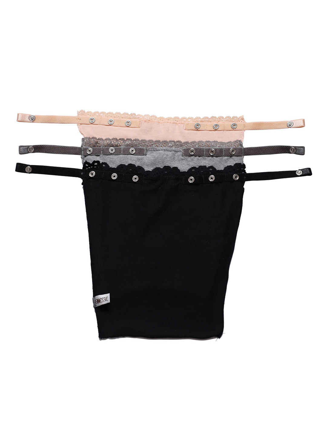 Buy Finesse Miracle Cami Women Pack Of 3 Clip On Mock Camisole ...