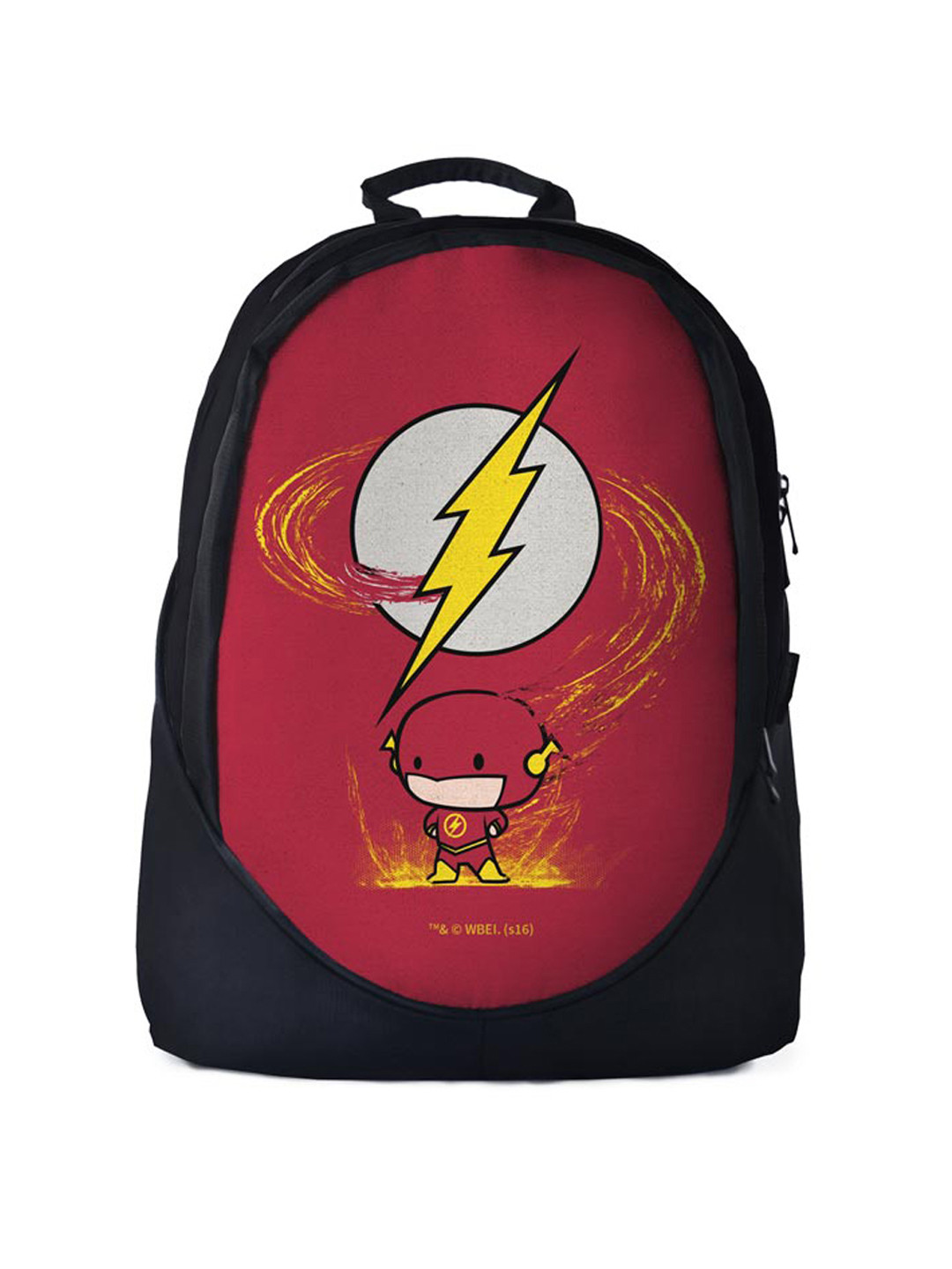 Buy The Souled Store Unisex Red & Black Printed Backpack - Backpacks ...