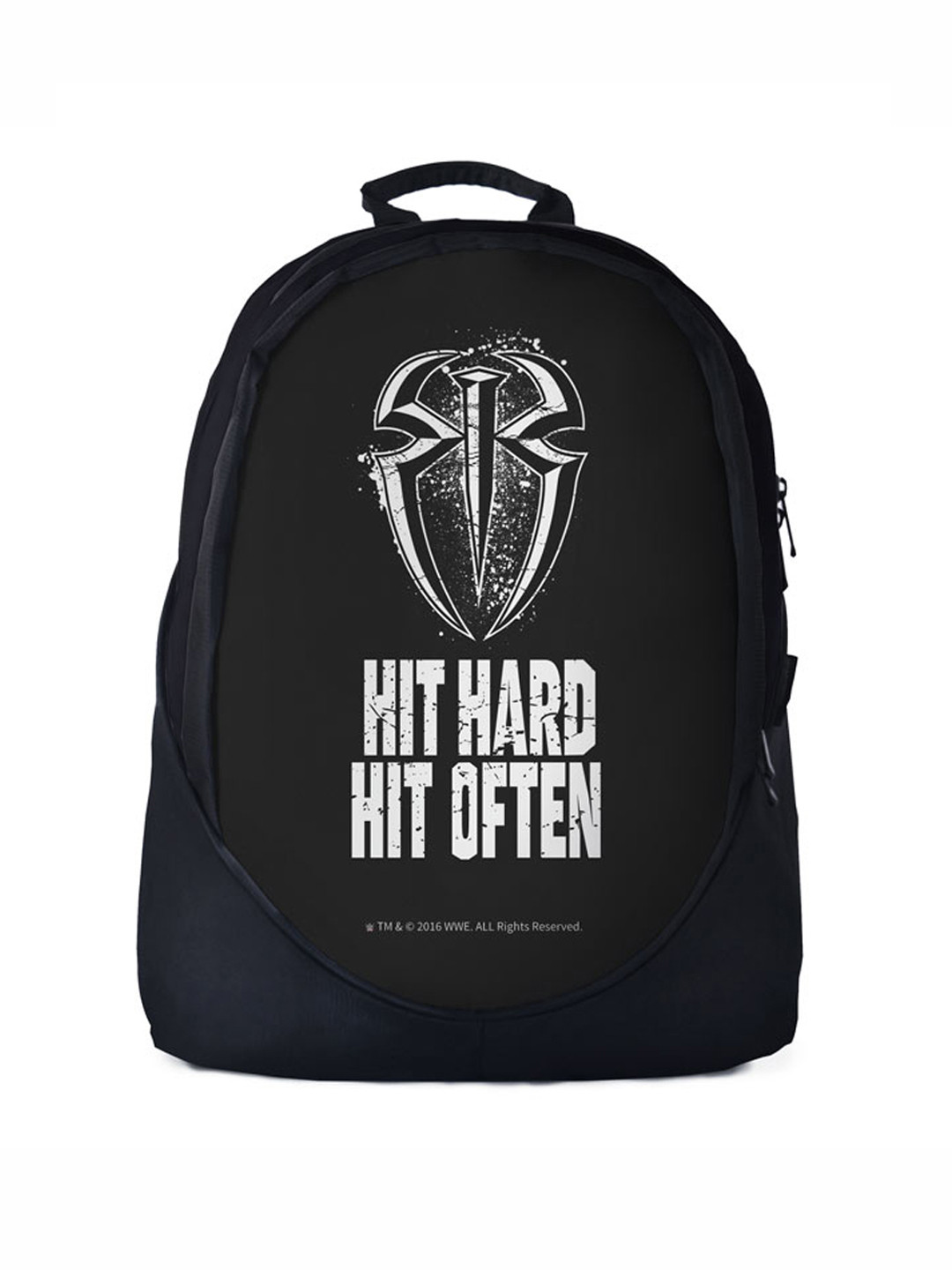 Buy The Souled Store Unisex Black WWE: Roman Reigns Printed Backpack ...