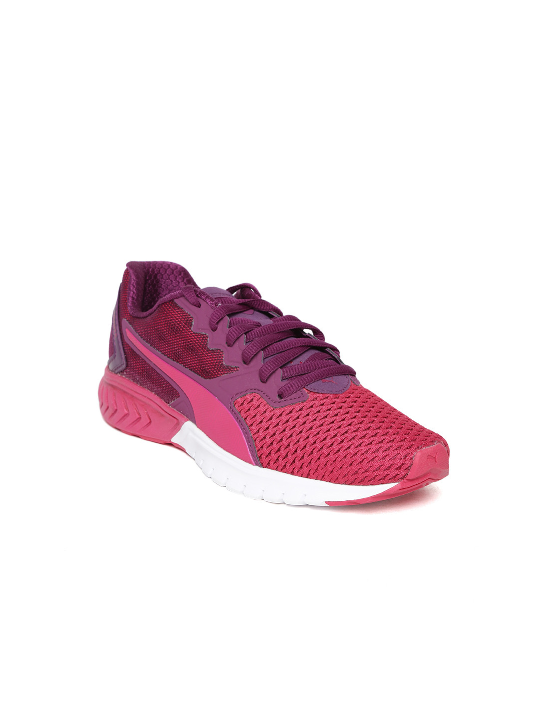 Buy Puma Girls Pink Ignite Dual Mesh Running Shoes - Sports Shoes for ...