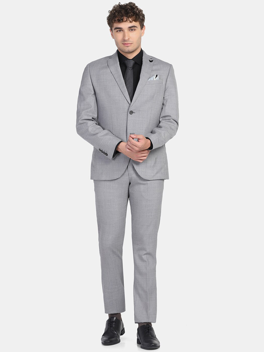 Buy Blackberrys Men Slim Fit Single Breasted Two Piece Formal Suit ...