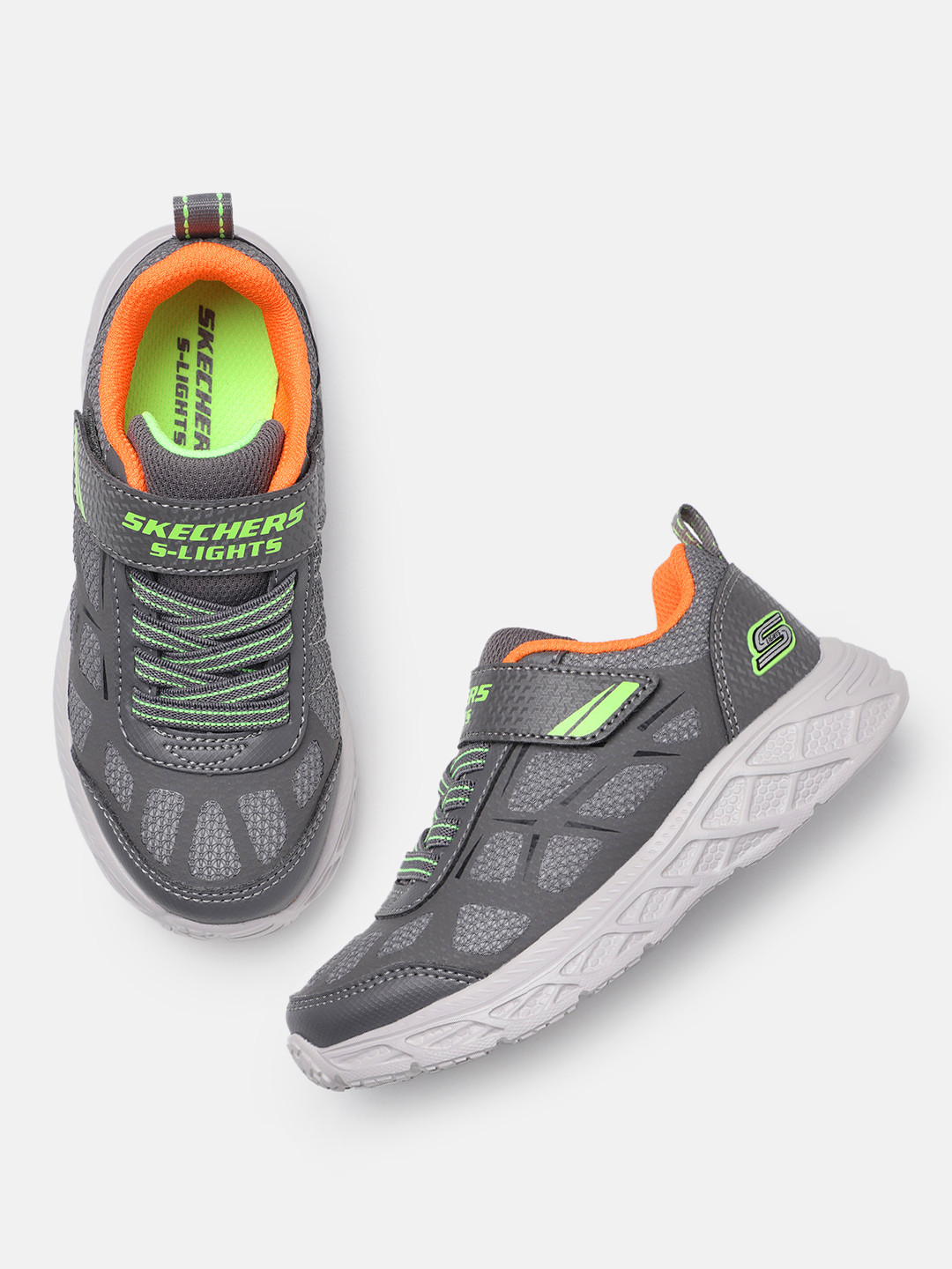 Buy Skechers Boys LED Slip On Sneakers - Casual Shoes for Boys 21384262 ...