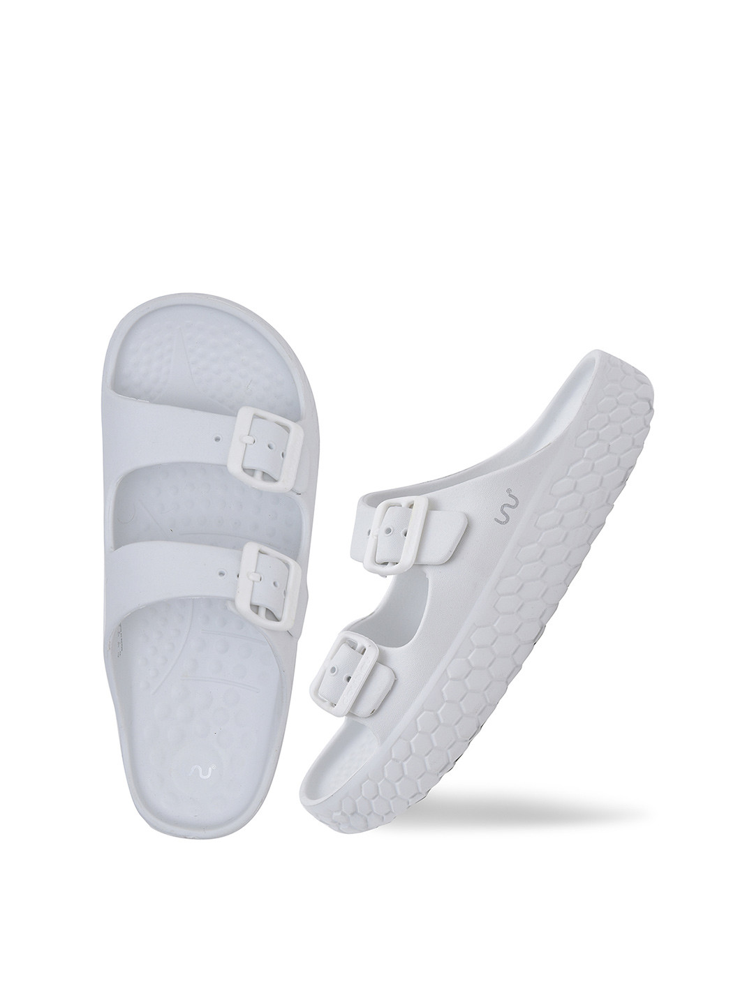 Buy Doubleu Women Light Weight EVA Sliders - Flip Flops for Women ...