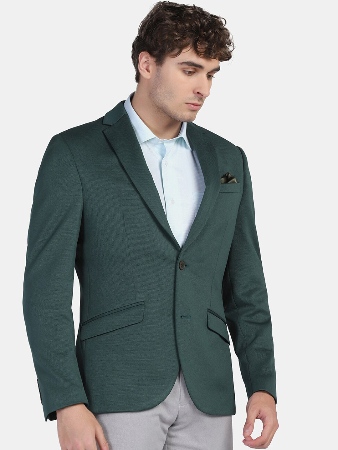 Buy Blackberrys Men Slim Fit Single Breasted Blazer - Blazers for Men ...
