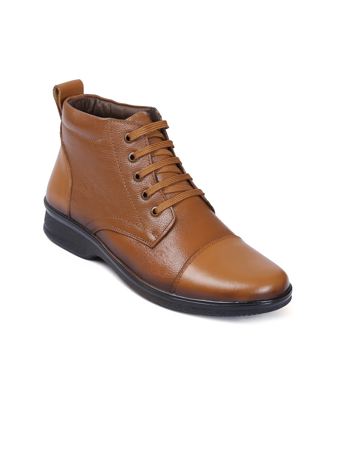 Buy Zoom Shoes Men Leather Derbys Boots - Boots for Men 21390992 | Myntra