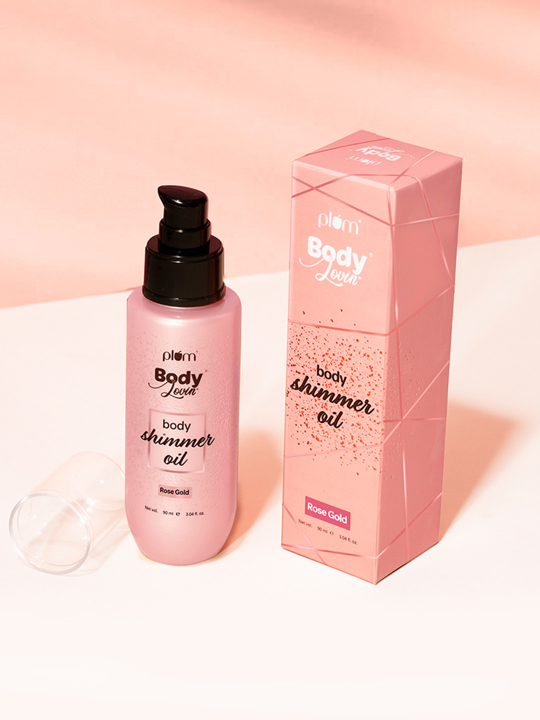 Buy Plum BodyLovin Lightweight Non Greasy Body Shimmer Oil 90ml Rose ...
