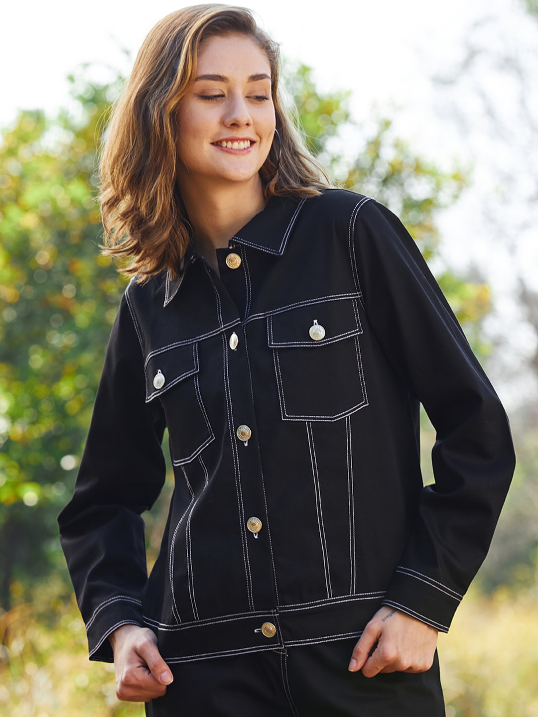 Buy Athena Women Cotton Denim Jacket - Jackets for Women 21394940 | Myntra