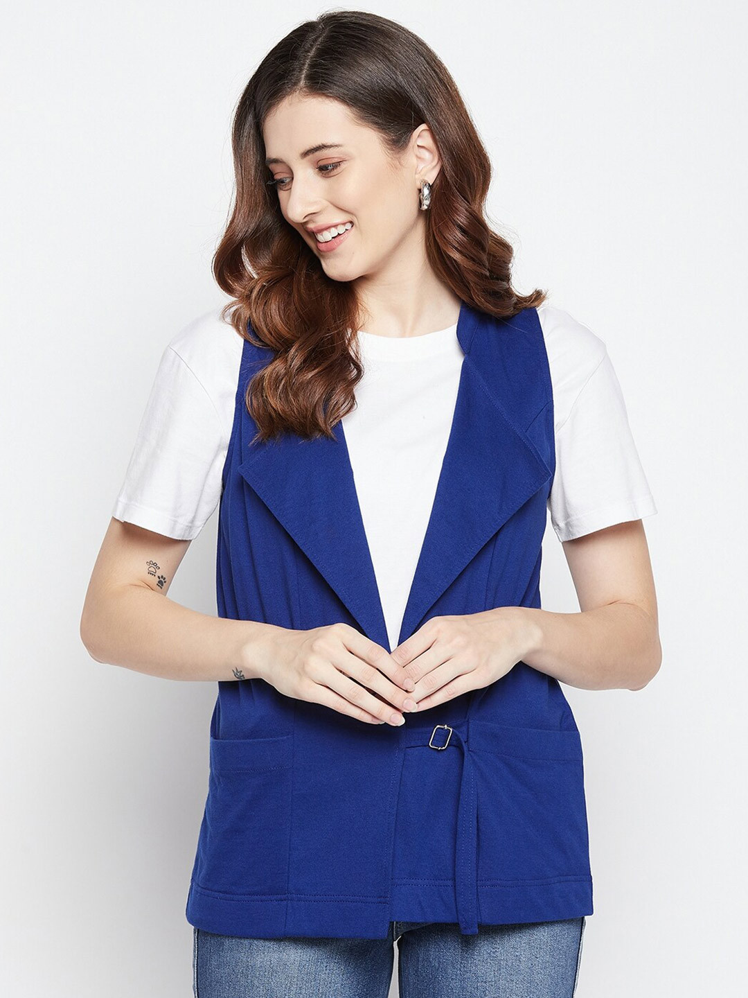 Buy CHILL WINSTON Women Cotton Tie Up Shrug - Shrug for Women 21398228 ...