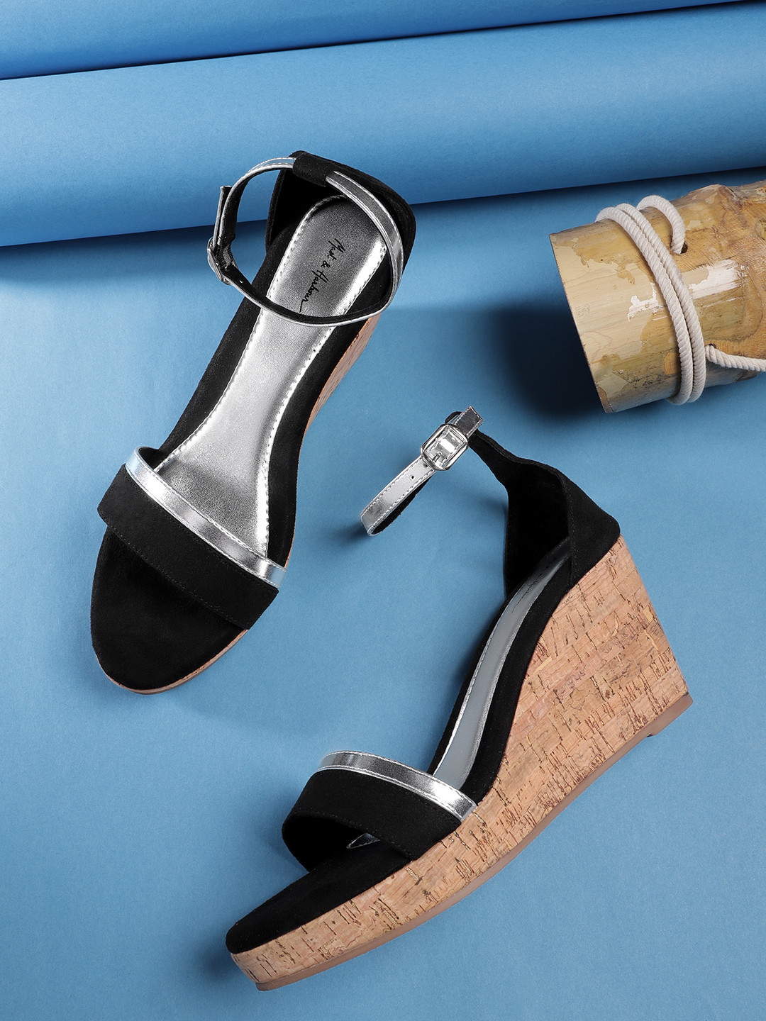 Buy Mast & Harbour Colourblocked Wedges - Heels for Women 21398692 | Myntra