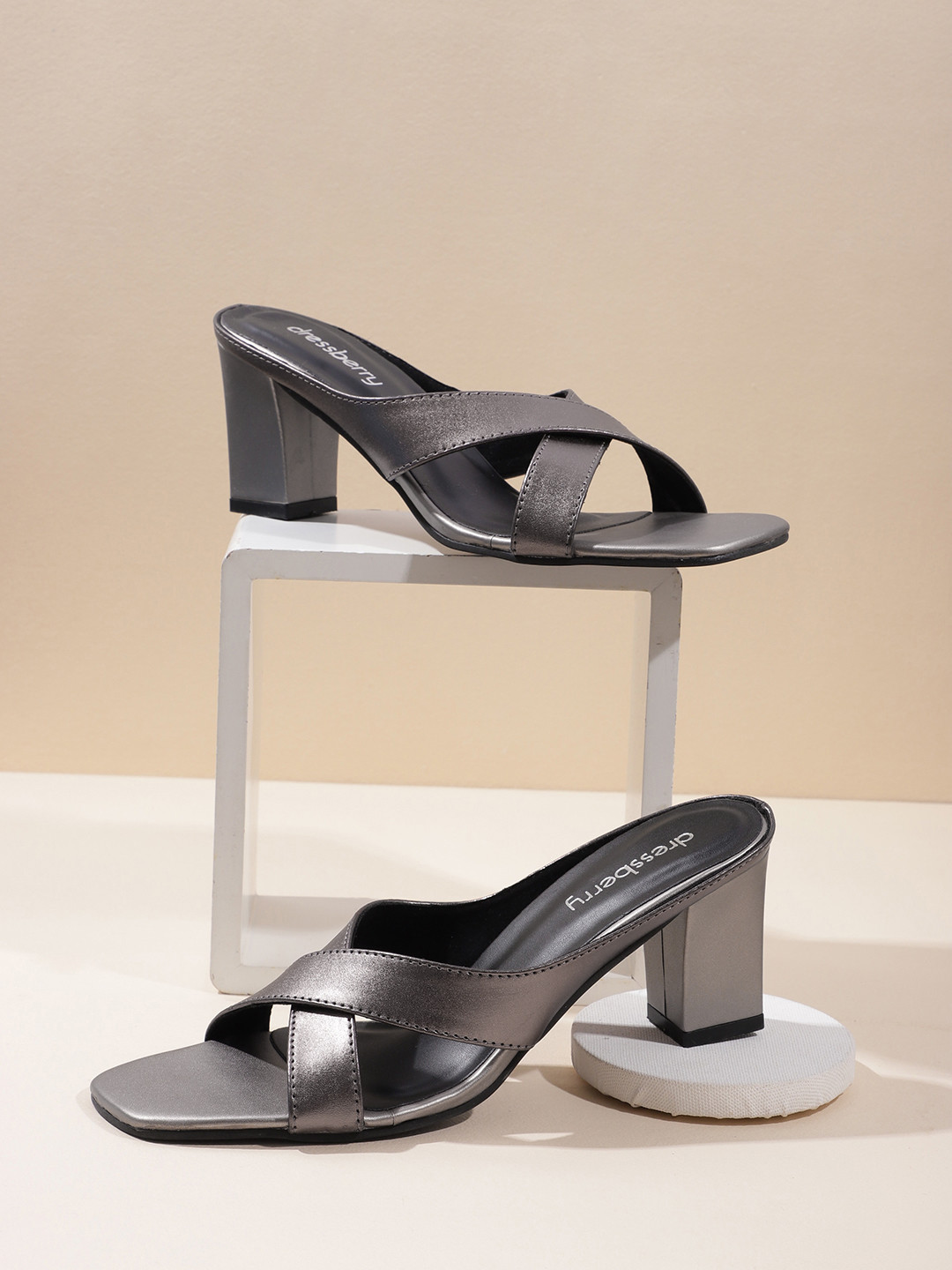 Buy DressBerry Women Block Heels - Heels for Women 21398912 | Myntra