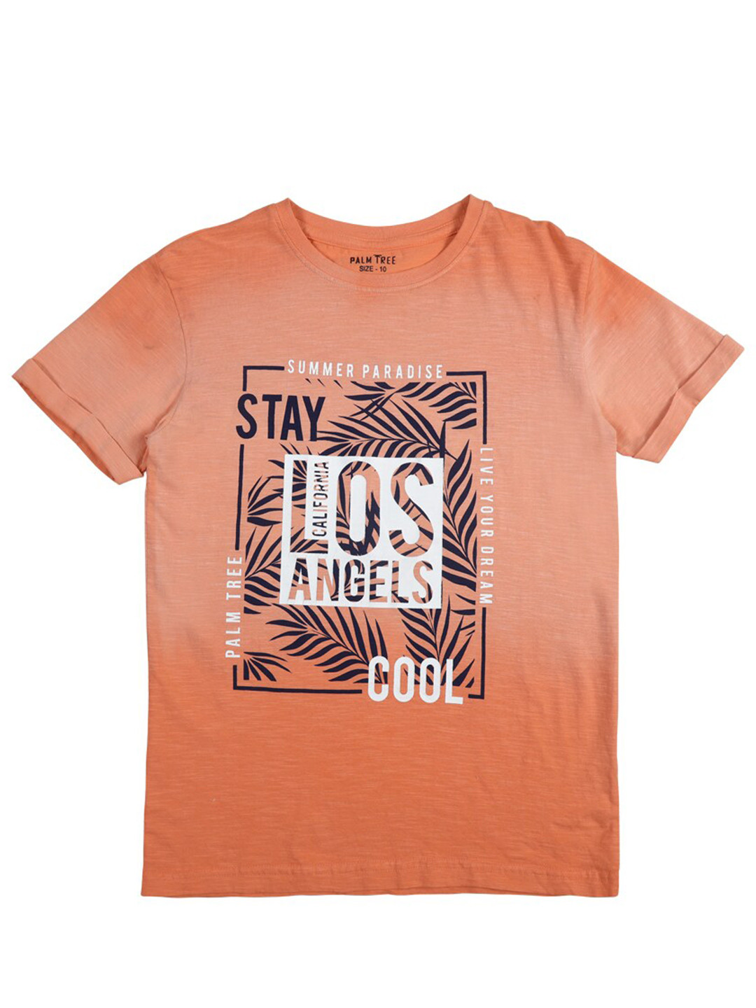 Buy Palm Tree Boys Orange T Shirt - Tshirts for Boys 21409180 | Myntra
