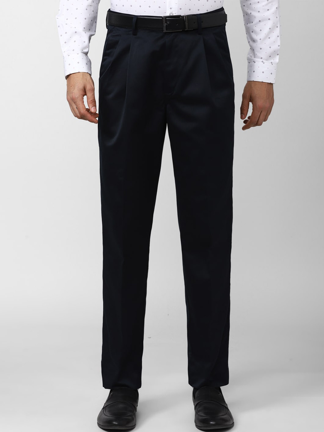 Buy Peter England Casuals Men Pleated Trousers - Trousers for Men ...