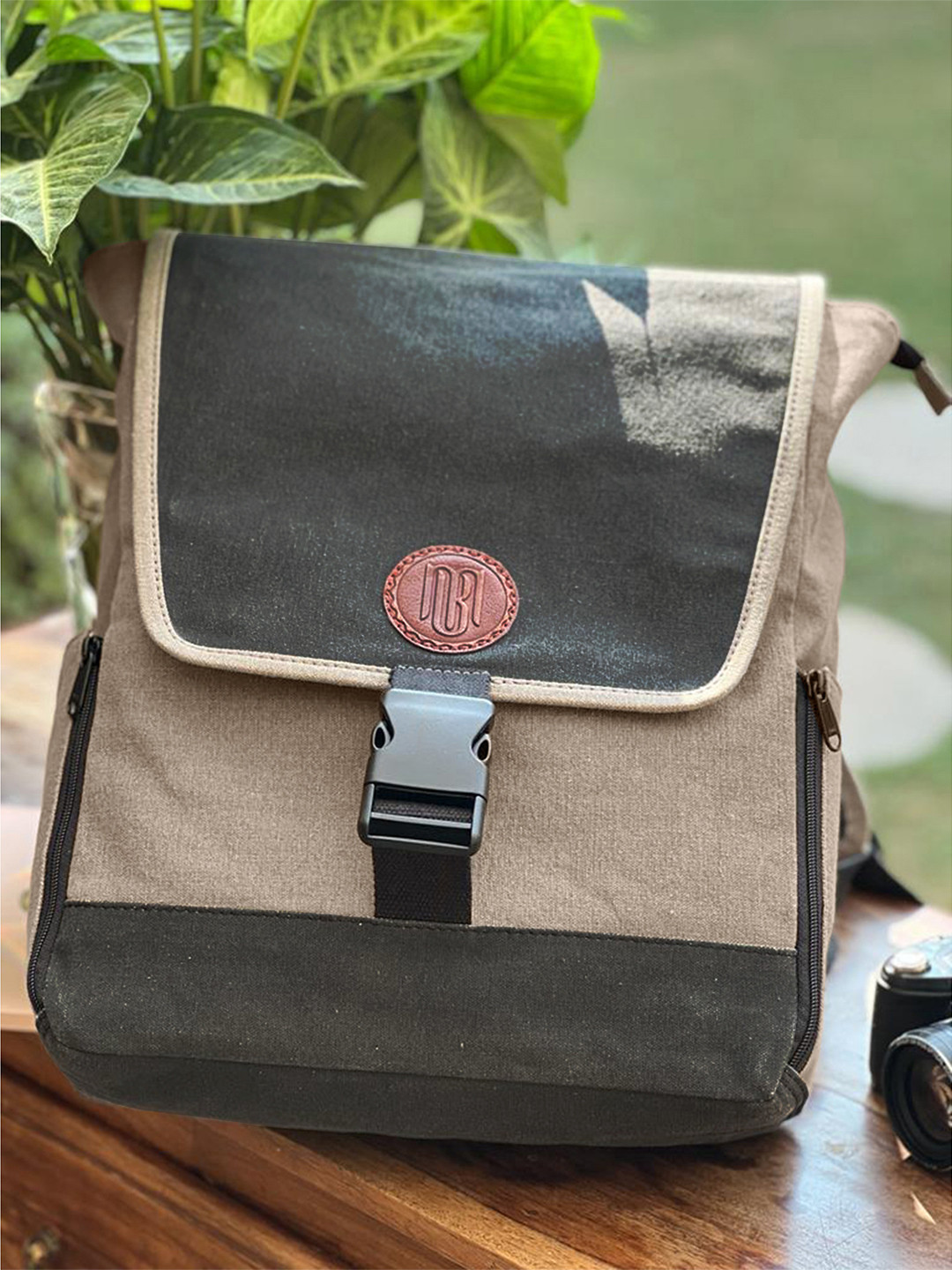 Buy Mona B Colourblocked Backpack - Backpacks for Unisex 21416310 | Myntra