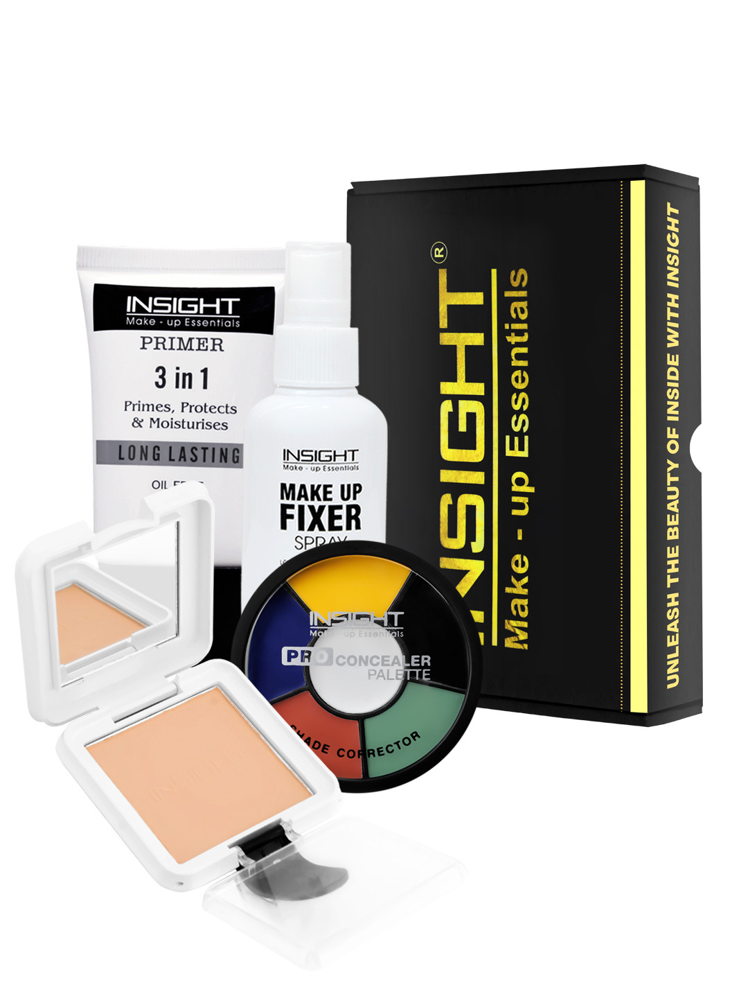 Buy INSIGHT Pack Of 4 Face Makeup Combo Gift Set - Makeup Gift Set for ...