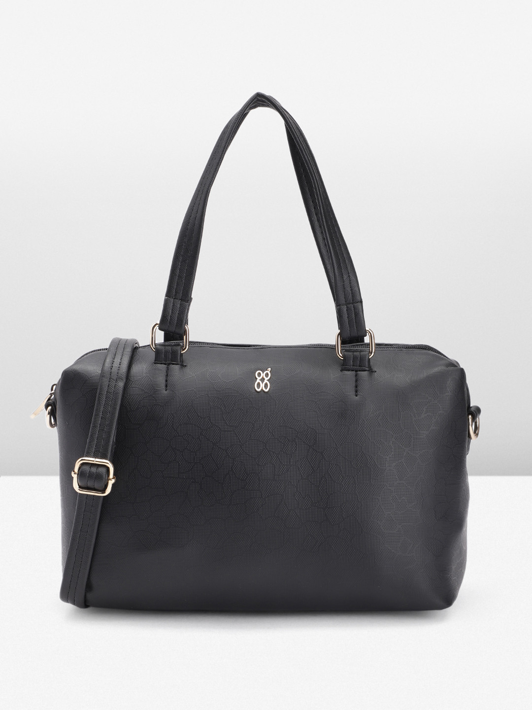 Buy Baggit Animal Textured PU Structured Duffle Handheld Bag - Handbags ...