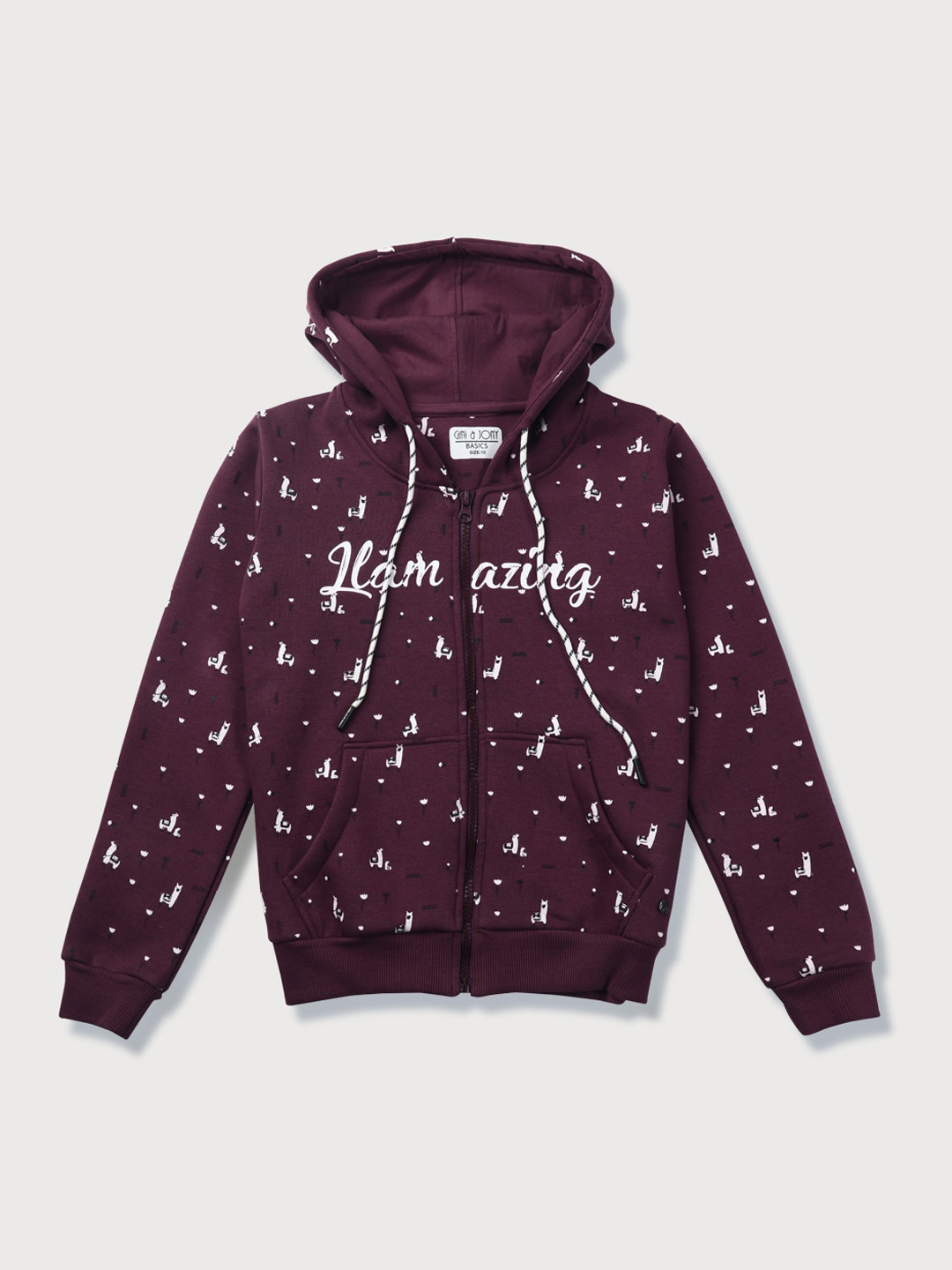 Buy Gini And Jony Girls Fleece Bomber Jacket - Jackets for Girls ...