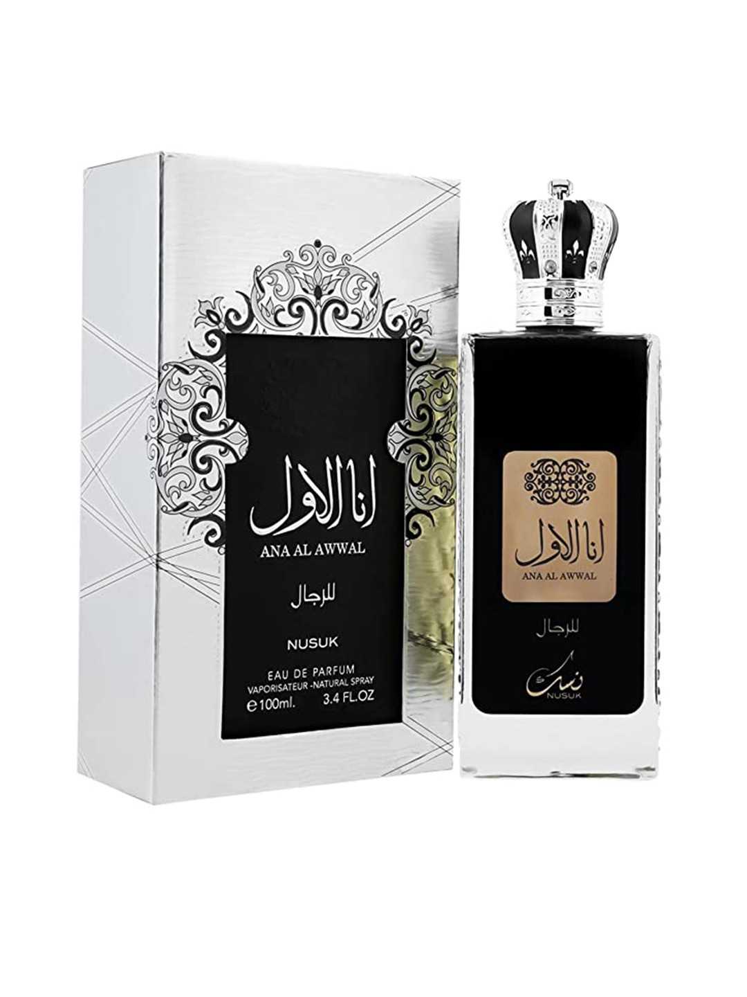 Buy NUSUK Men Ana Al Awwal Eau De Parfum 100 Ml - Perfume for Men ...