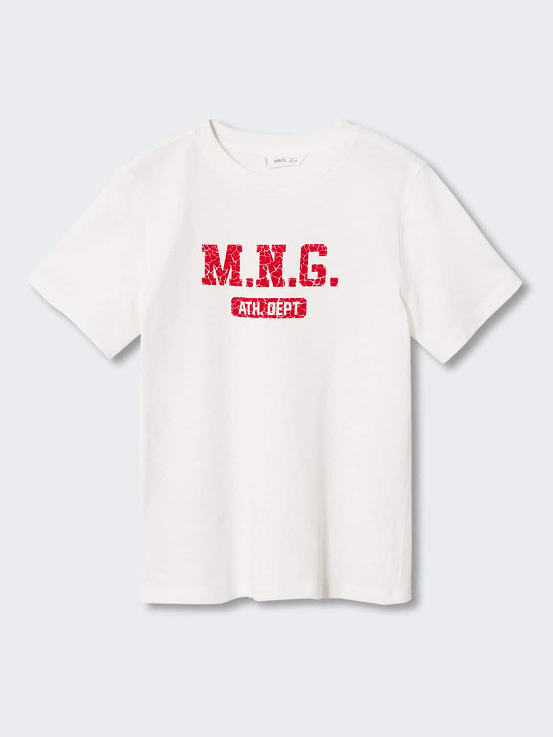 Buy Mango Kids Boys Brand Logo Print Pure Cotton T Shirt - Tshirts for ...