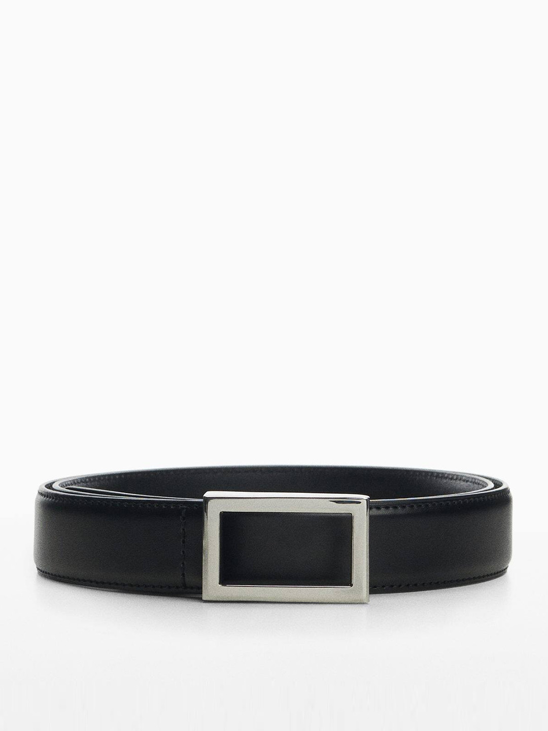 Buy MANGO MAN Leather Slim Belt - Belts for Men 21435516 | Myntra