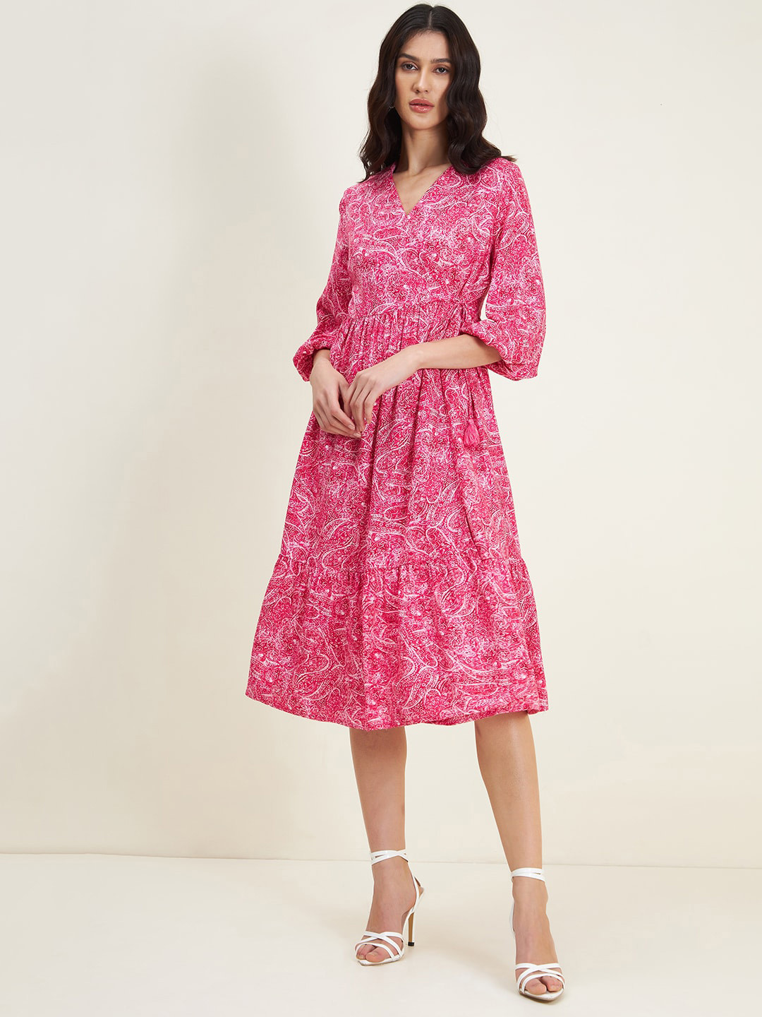 Buy Femella Floral Midi Dress - Dresses for Women 21455670 | Myntra