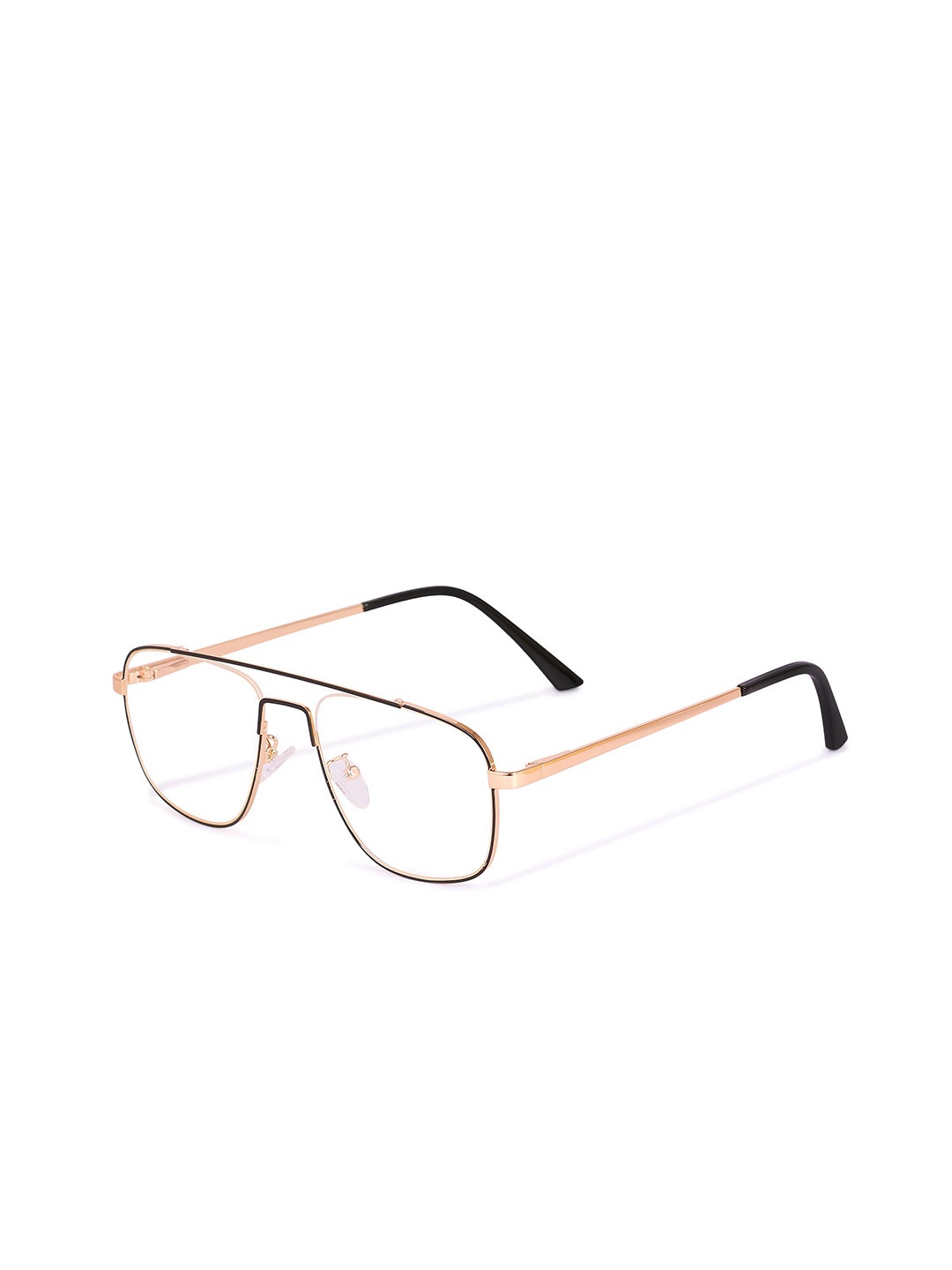 Buy Freddy Unisex Gold Toned Full Rim Square Frames - Frames for Unisex ...