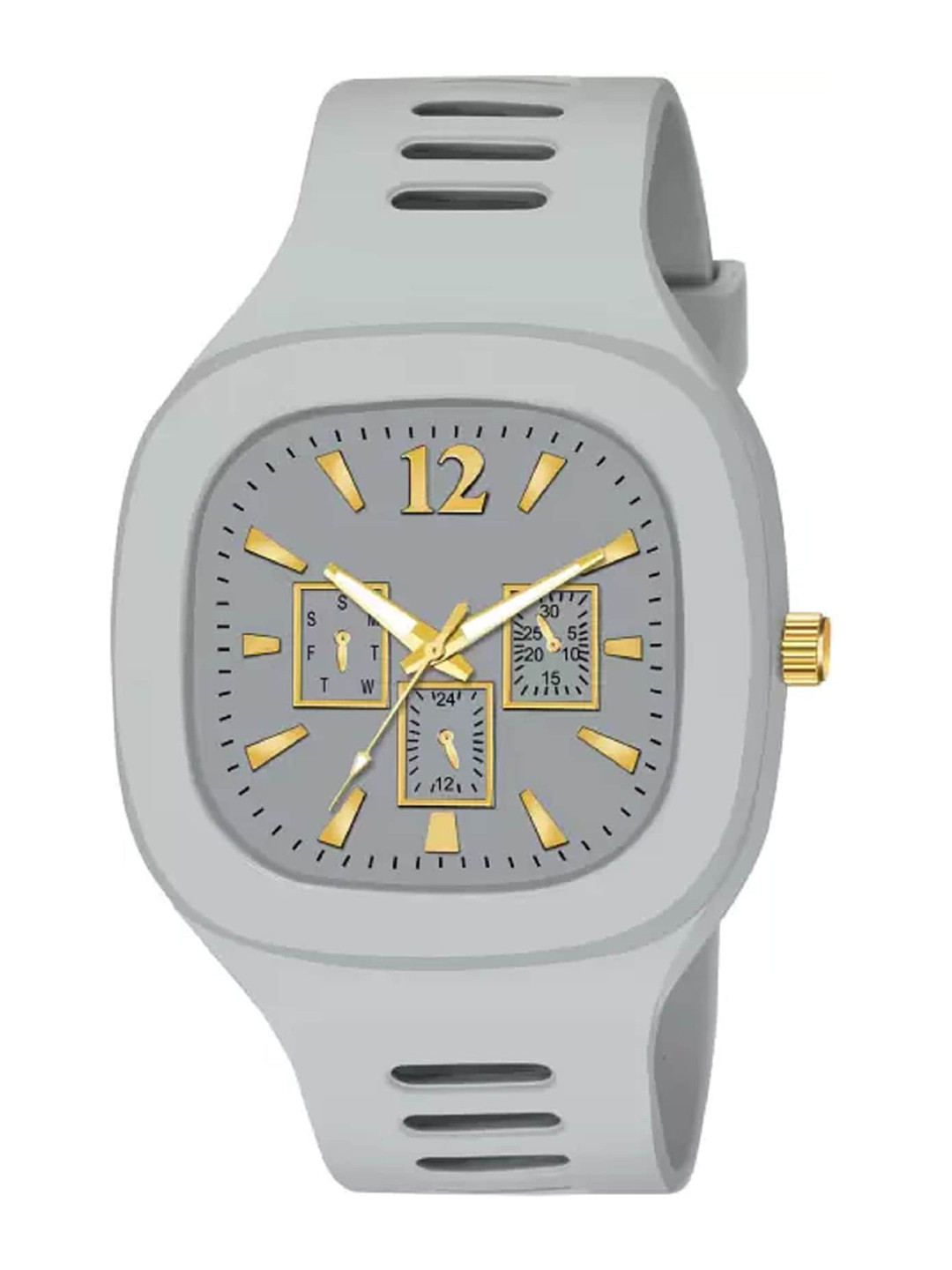 Buy CERO Women Brass Dial & Straps Analogue Watch C ABBI 701 Grey Grey ...