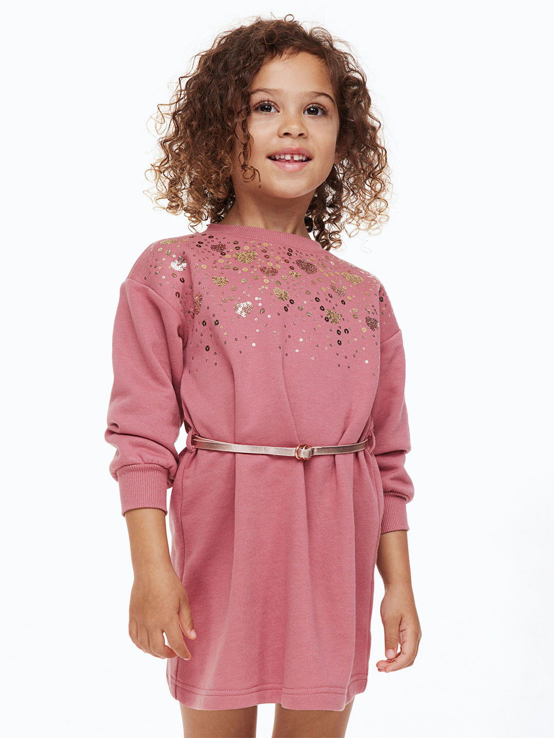 Buy H&M Girls Sweatshirt Dress - Dresses for Girls 21460514 | Myntra