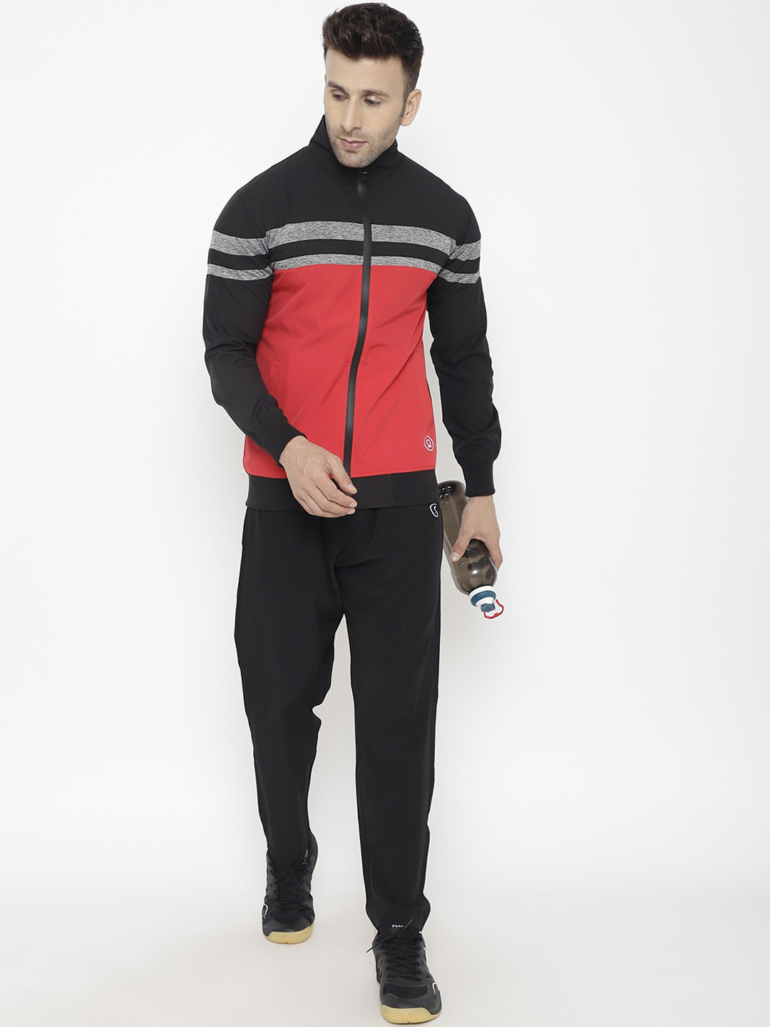 Buy CHKOKKO Men Zipper Running Tracksuits - Tracksuits for Men 21462928 ...