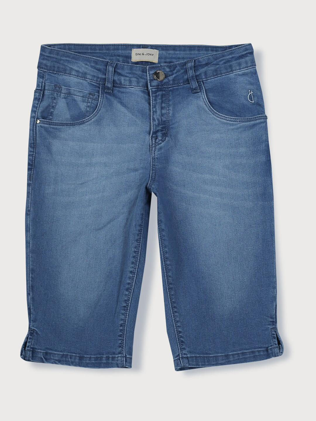 Buy Gini And Jony Girls Cotton Capris - Capris for Girls 21469080 | Myntra