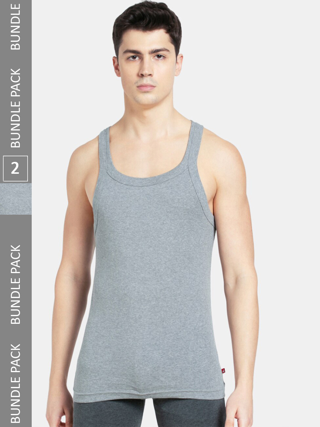 Buy Jockey Men Pack Of 2 Super Combed Cotton Innerwear Vests US26 0205 ...