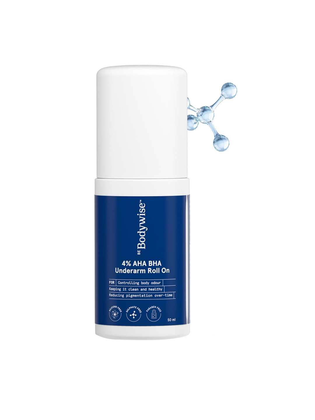 Buy Be Bodywise Women Underarm AHA BHA Roll On 50 ML - Body Scrub And ...
