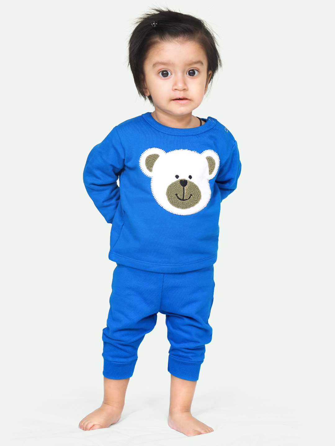 Buy Ariel Kids Self Design Pure Cotton Round Neck Clothing Set ...