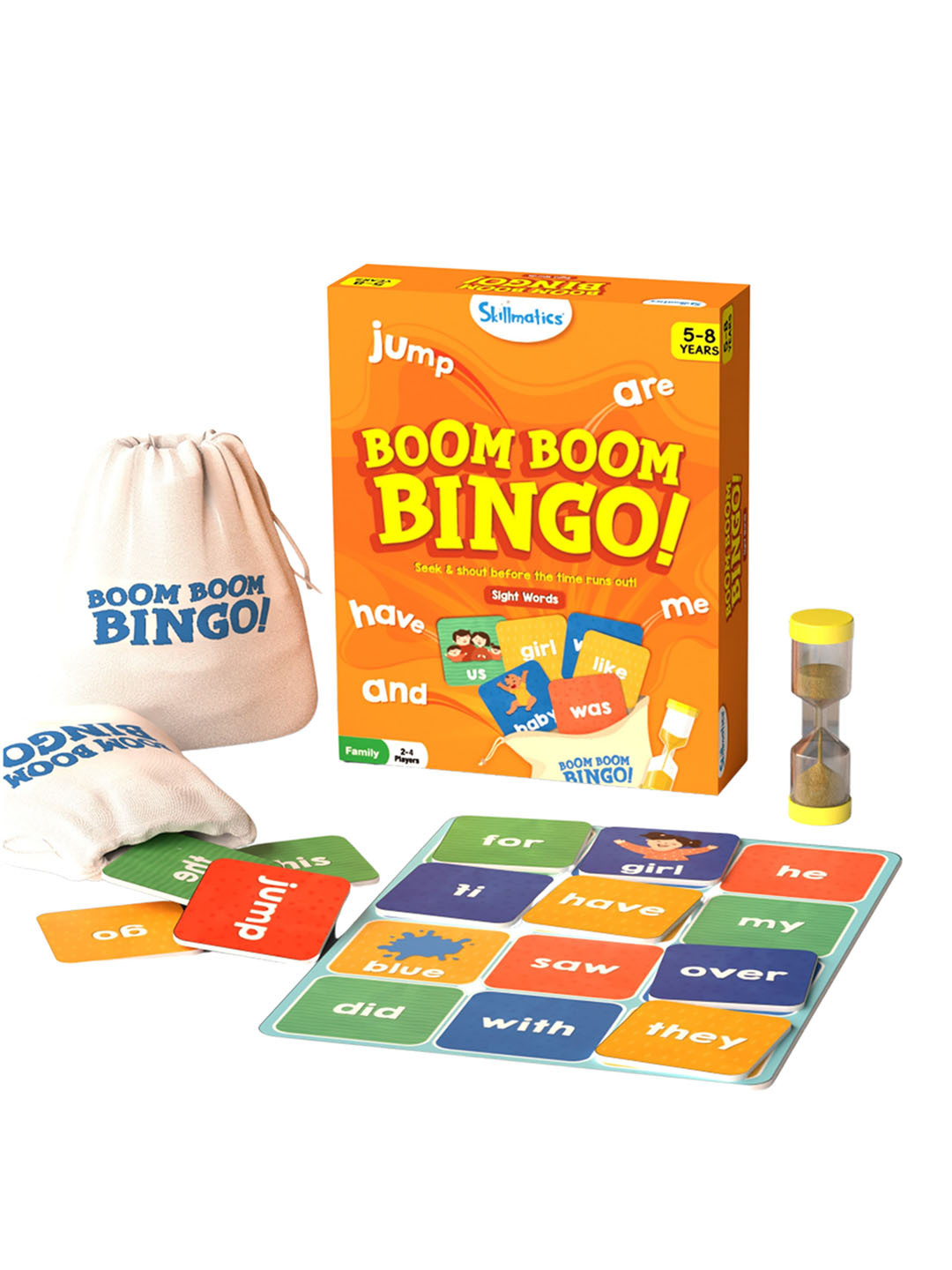 Buy Skillmatics Kids Boom Boom Bingo Preschool Board Game - Activity ...