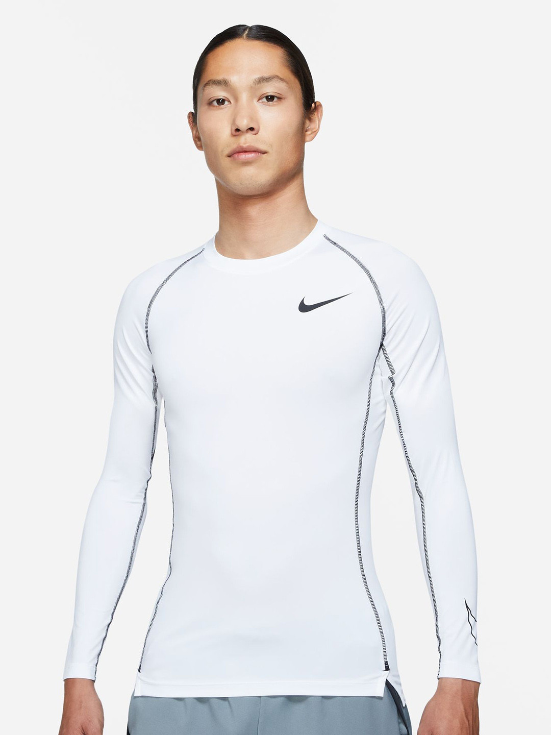 Buy Nike Pro Dri FIT Men's Tight Fit Long Sleeve Top - Tshirts for Men ...