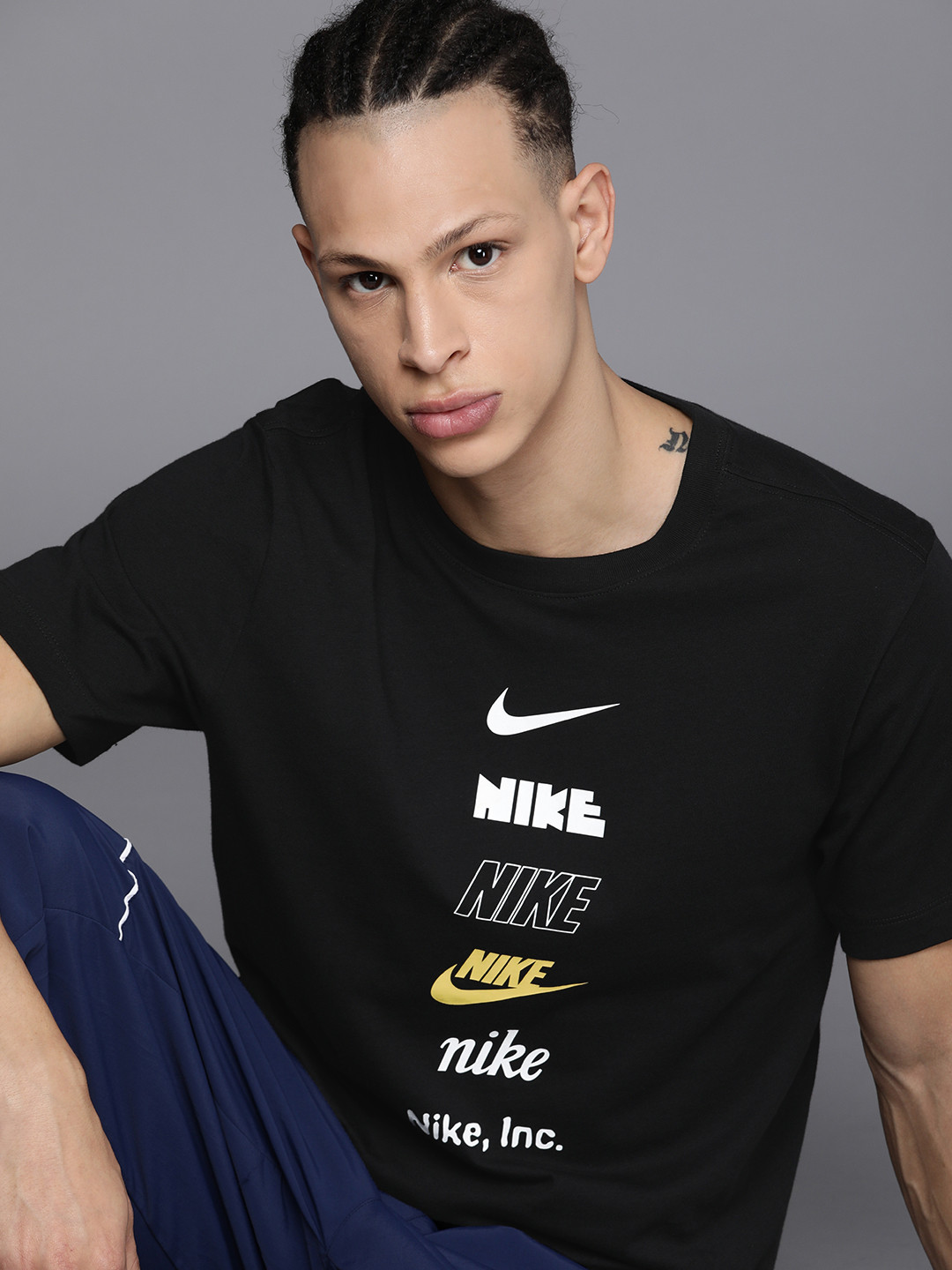 Buy Nike Brand Logo Printed CLUB+ HDY PK4 Pure Cotton T Shirt - Tshirts ...