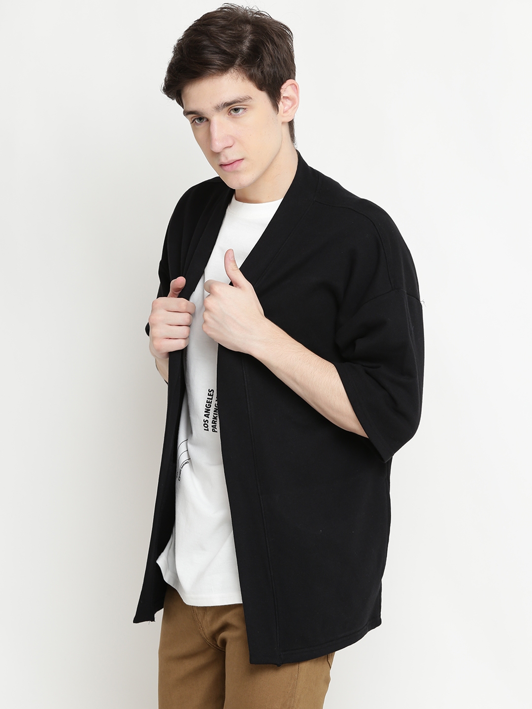 Buy FOREVER 21 Men Black Solid Cardigan - Sweaters for Men 2149670 | Myntra Buy FOREVER 21 Men Black Solid Cardigan - Sweaters for Men 2149670 | Myntra